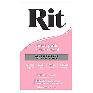 Rit, Petal Pink Purpose Powder Dye, 1.125 ounces