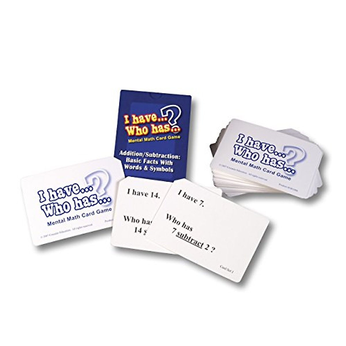Learning Advantage, Mental Math Game Card, I have Who has Addition/Subtraction - Basic Facts with Words and Symbols