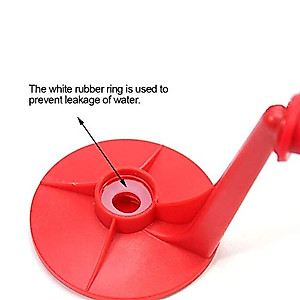 Upside Down Drinking Fountains Beverage Dispenser Soda Cola Beer Switch Pressure Red