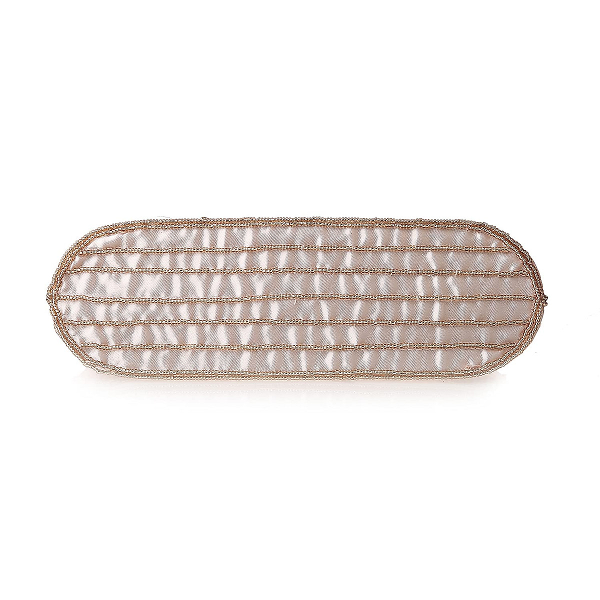 Womens Vintage Floral Beaded Rhinestone Embroidery Clutch Sequin Crossbody Bag Evening Handbag for Bridal Wedding Party Prom