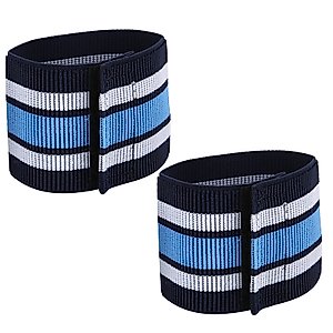 Bike Leg Straps, Pants Bind Mountain Bike Cycling Wristband Elastic Oxford Cloth Reflective Safety Band Cycling Accesory for Cyclists