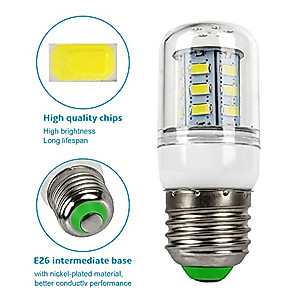 RO6G Kel D34l Refrigerator Bulb 5304511738 for Kenmore, Electrolux Freezer Light Bulb Replacement PS12364857 AP6278388 4584444 (110V-240V 3.5W)