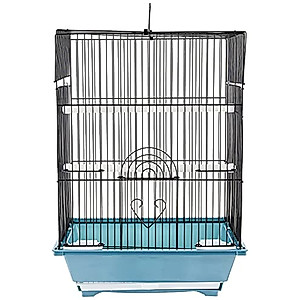 Prevue Pet Products SP50021 Slate Bird Cage, Small, Blue