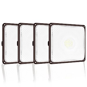 HYPERLITE 45W LED Canopy Light 4Pack, 6300LM Canopy LED Lights 5000K Daylight,LED Canopy Lights Outdoor IP65 Waterproof for Shop,Garage,Carport,Workshop,Barn,Warehouse,Underpass