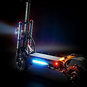 TEEWING X5 60mph Electric Scooter for Adults, Electric Scooters with 6000W Dual Motor, Up to 75Miles Range, Adult Scooter with Dual Hydraulic Brakes, Folding Scooter with 11'' Off-Road Tires