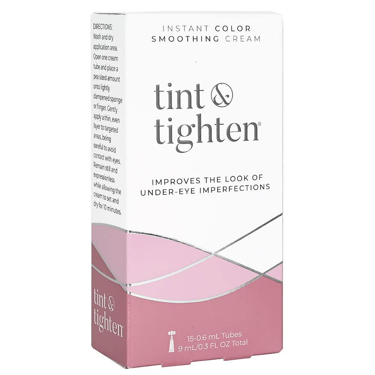 Tint and Tighten Color Smoothing Eye Cream for Wrinkles – Anti Aging Cream Visibly Reduces Under Eye Wrinkles – Eye Cream for Dark Circles and Puffiness – Instant Eye Bag Remover