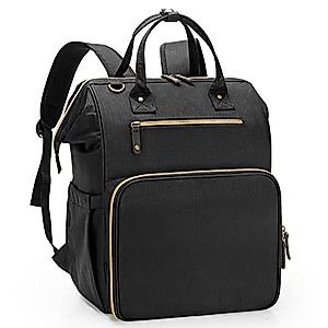Trunab Teacher Laptop Backpack for Women, Teacher Travel Backpack with Multiple Pockets and Padded Laptop Compartment, Perfect for Work, Travel, School, Office, Business
