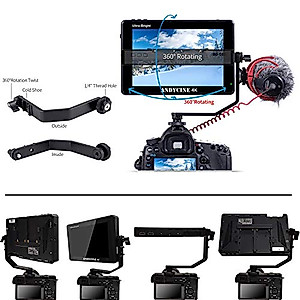 ANDYCINE C7 Field Camera Monitor 7” 2200nits 1920x1200 Touch Screen + Battery&Charge Cable+Mini&Micro HDMI Cords+Carry Case Camera Monitor Compatible for Sony,Canon,Fujifilm,Panasonic,BMPCC Cameras