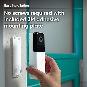 Wyze Wireless Video Doorbell Pro (Chime Included), 1440 HD Video, 1:1 Aspect Ratio: 1:1 Head-to-Toe View, 2-Way Audio, Night Vision with Wyze Cam Plus 3 Month Subscription