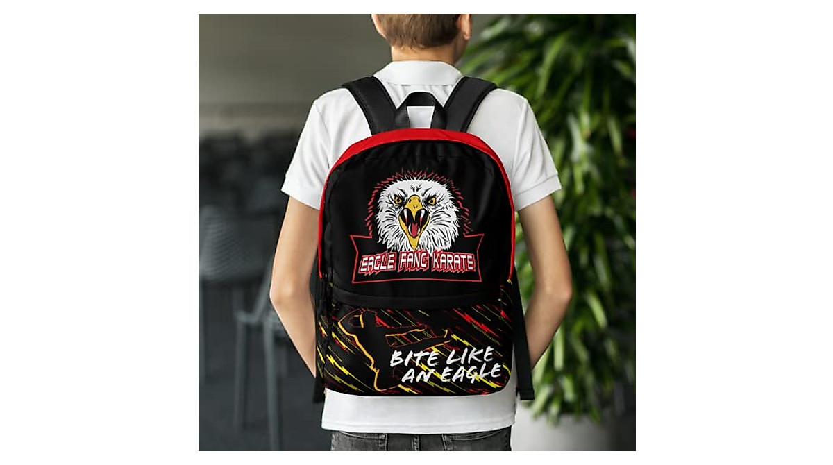 Cobra Kai Eagle Fang Backpack Officially Licensed for Fans