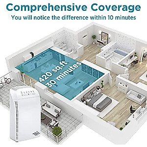 MSA3 Air Purifier with Two Extra Original MSA3 Replacement Filter
