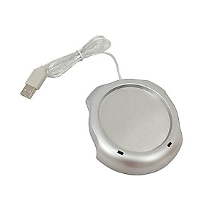 FixtureDisplays® USB Mug (Up to 2.9" Diameter Mugs) Warmer for Office, Home Use, Desktop Heated Coffee & Tea 16775