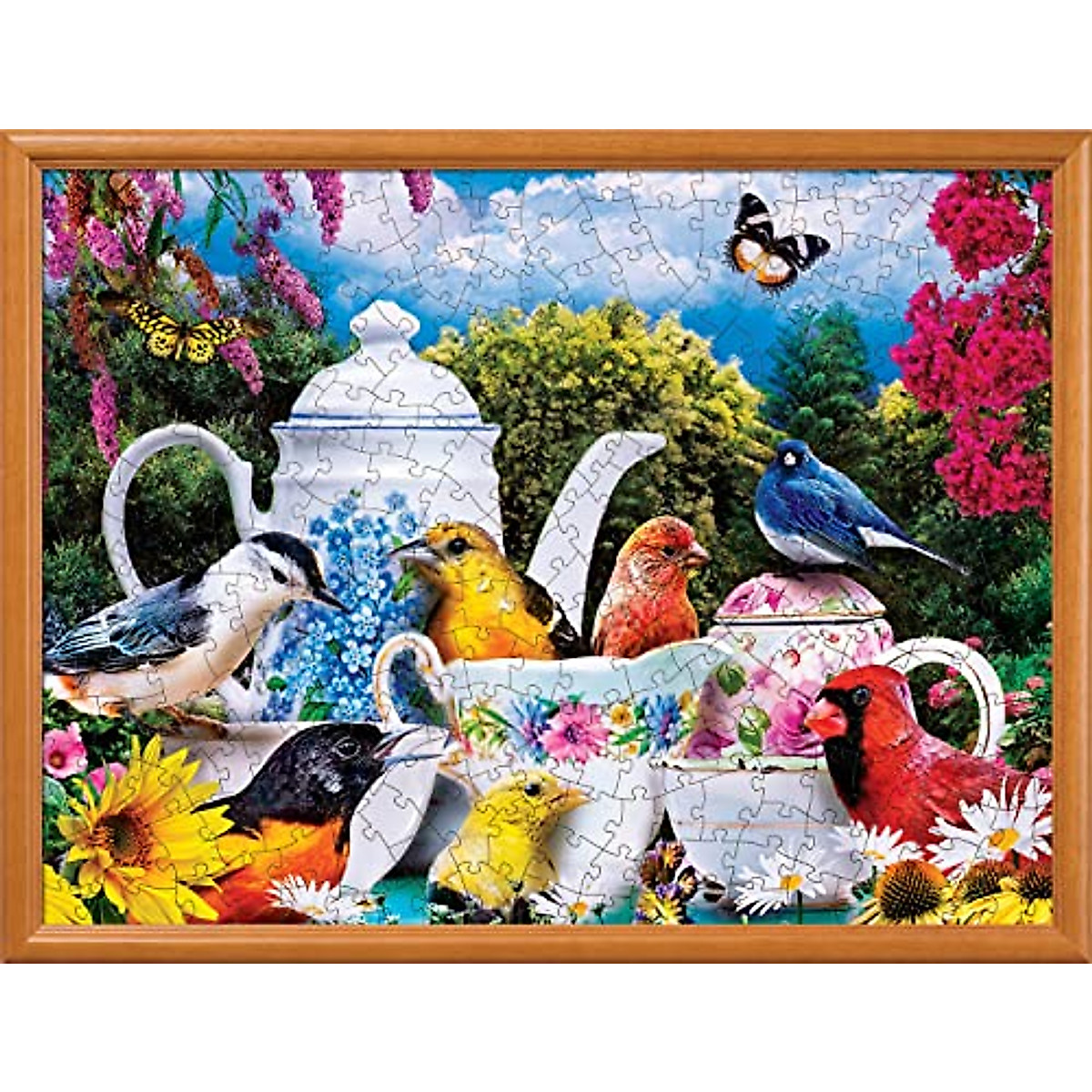 Masterpieces 300 Piece EZ Grip Jigsaw Puzzle - Garden Party - 18"x24"