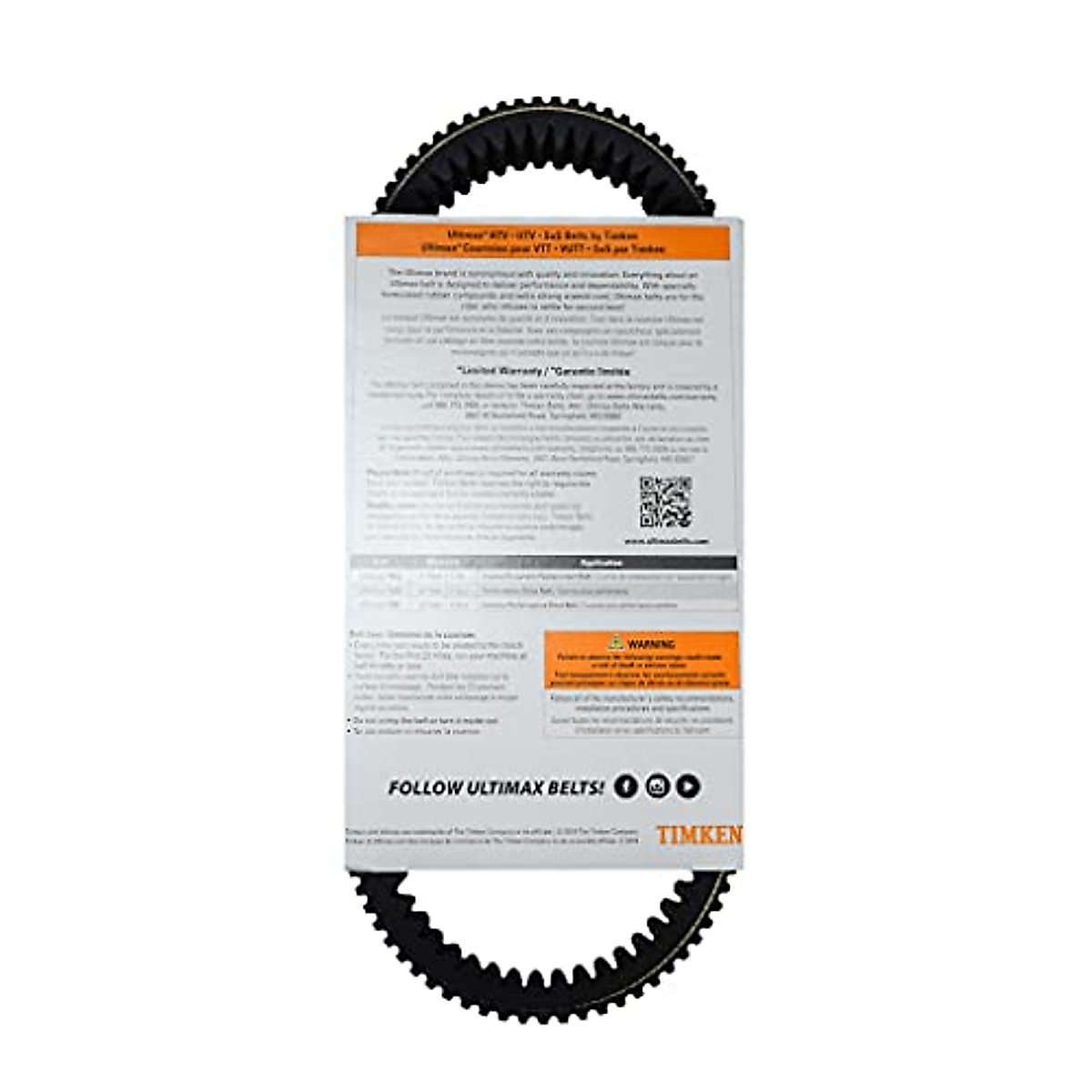 Ultimax UA UA459 ATV Drive Belt for Arctic Cat 400 500 600 Alterra Prowler Kymco OEM Replacement for 23100-PWB1-900 3313-898 (Made in USA)