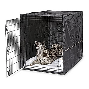 MidWest Homes for Pets XXL 54-Inch , Privacy Dog Crate Cover Designed to Fit Midwest Ginormous Dog Crate Models SL54 & SL54DD, Machine Wash & Dry, Gray,