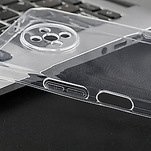 Ytaland for Nokia G50 5G Case, with 2 x Tempered Glass Screen Protector. Crystal Clear Silicone Shockproof TPU Bumper Protective Phone Case Cover