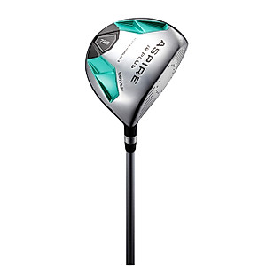 Aspire Golf Junior Plus Complete Golf Club Set for Children Kids - 5 Age Groups Boys & Girls - Right Hand (Green Ages 7-8)