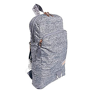 adidas Women's Essentials Convertible Crossbody Sling Bag, Jersey Grey/Rose Gold/Onix Grey, One Size