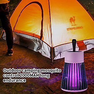 Mozz Guard Mosquito Zapper 2024, Mozzguard Mosquito Zapper, USB Charing and Low Noise, for Indoor, Home Garden, Camping, Picnic (Blue-3Pcs)
