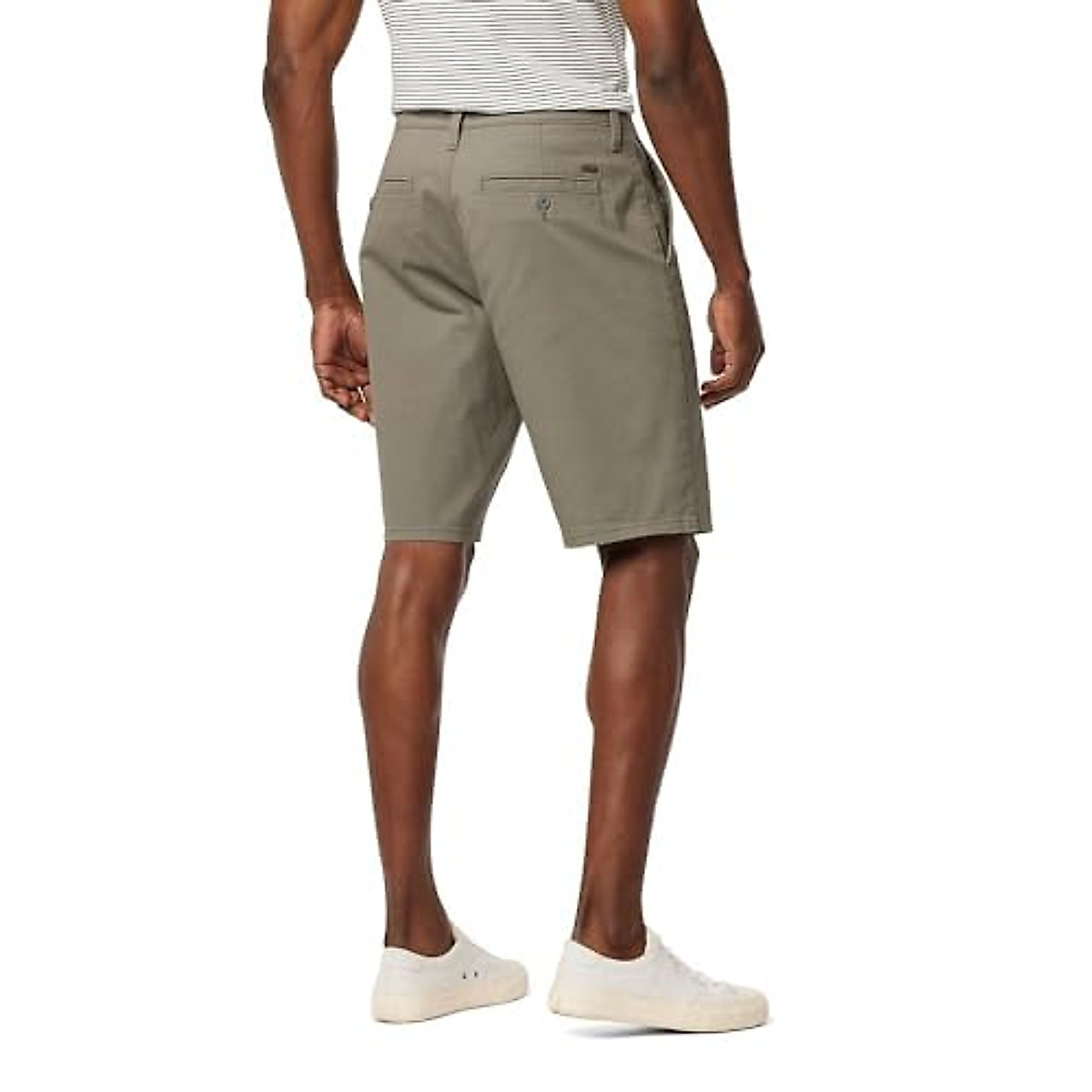 Levi Strauss Signature Gold Men's Casual Chino Shorts, Silver Skies, 36W