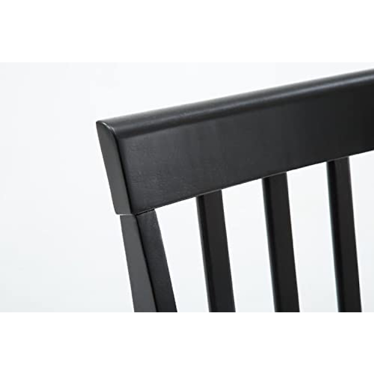 Boraam Bloomington Dining Chair, Black/Cherry, Set of 2