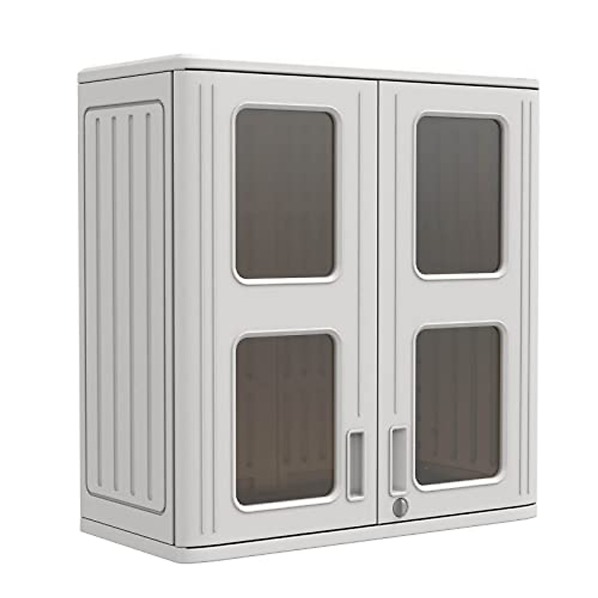 HOMSPARK Bathroom Wall Cabinet, Multifunctional Medicine Cabinet with Shelf, Wall Mounted Storage Cabinet for Bathroom, Laundry Room, Kitchen, Garage