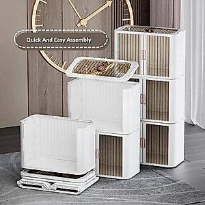 Altreeak 21-Gallon Plastic Storage Bin Organizers | Foldable Storage Boxes | 2023 Design | Stackable Storage Containers | Storage Boxes For Organizing | Storage Bins With Lids