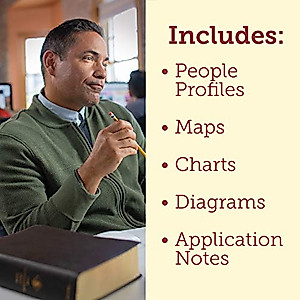 Tyndale NIV Life Application Study Bible, Third Edition, Large Print (Hardcover, Indexed, Red Letter) – New International Version – Large Print Study Bible for Enhanced Readability