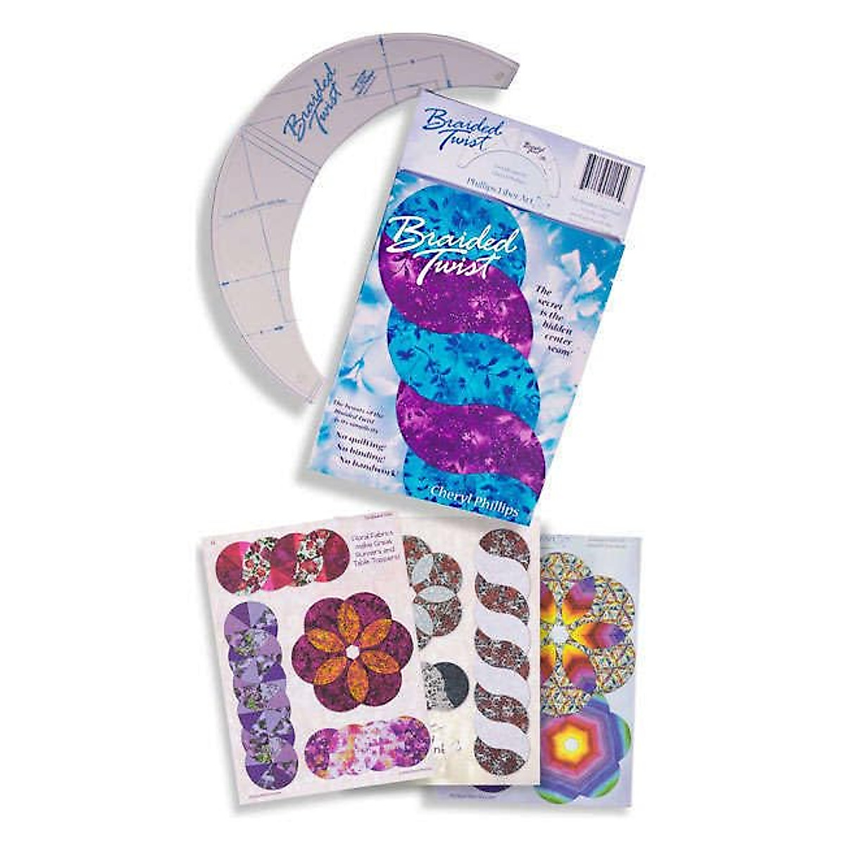 Braided Twist Tool and Book Combo by Phillips Fiber Art