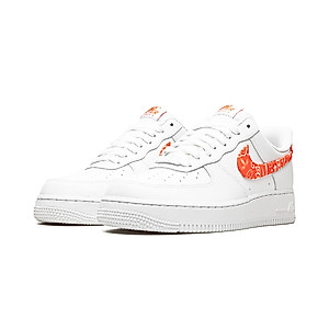 Nike Womens Air Force 1 Low DJ9942 102 Orange Paisley - Size 5W