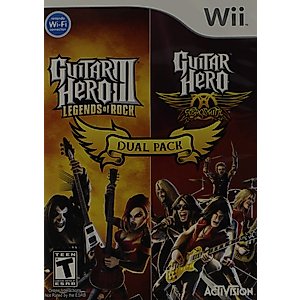 Dual Pack Guitar Hero III and Guitar Hero Aerosmith - Nintendo Wii (Renewed)