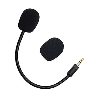 Electra V2 Mic Replacement, Replaceable 3.5mm Game Microphone Gooseneck Mic Boom for Razer Electra V2 USB 7.1 Surround Sound Gaming PS4 Xbox One Nintendo Switch Computer PC Headphones Headsets