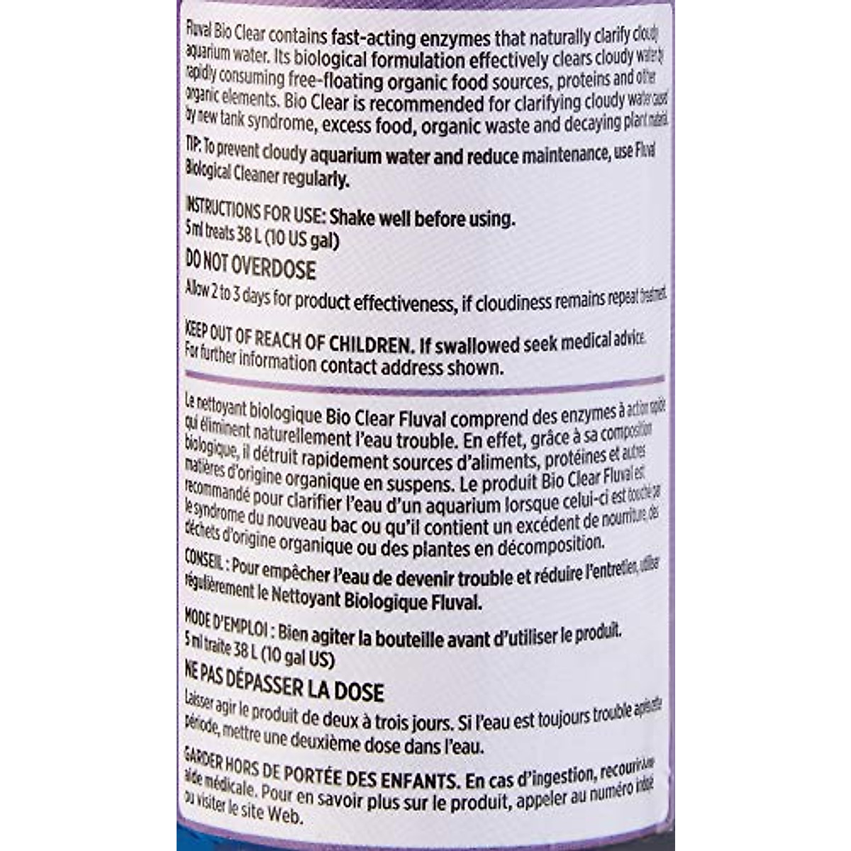 Fluval Clarify Bio for Aquarium Water Treatment, 4-Ounce