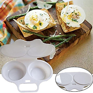 Innovative Microwave Frying Box Microwave Cooker Eggs Maker Tray Eggs Steamers Box Suitable For Cooking Breakfast