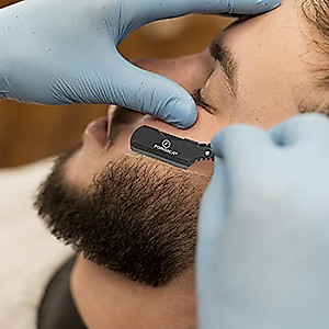 FORGICA-Barber Straight Razor Gift For Men Professional Straight Edge Razor for Men 100 Derby Blades