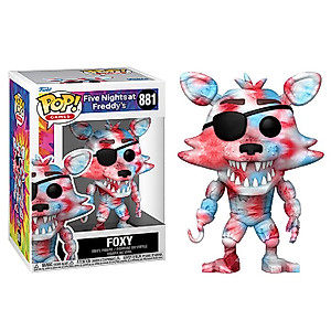 POP Five Nights at Freddy's - Tie Dye Foxy Funko Vinyl Figure (Bundled with Compatible Box Protector Case), Multicolor, 3.75 inches