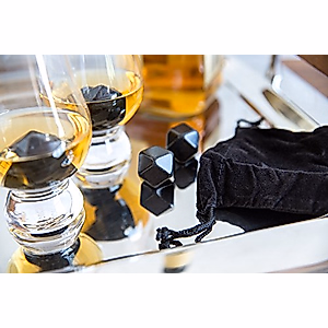 Outset Chillware Whiskey Stones, Granite, Set of 9