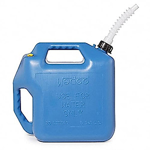 WEDCO 5 Gal Water Container, Blue, HDP 1 EA
