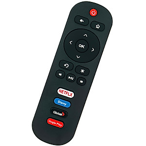 Replacement Remote fit for TCL Roku TV 55R615 75S535 32S325 75R615 75S423 49S425 65R615 32S327 75S533 65S533 65S423 65S421 55S535 65S535 43S425 55S421 55S423 40S321 40S325 65S531 75S531 55S425 43S421