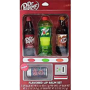 Centric Brands Soda Flavored Lip Balm 4-Piece Vending Machine Pack
