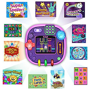 LeapFrog RockIt Twist Handheld Learning Game System, Purple