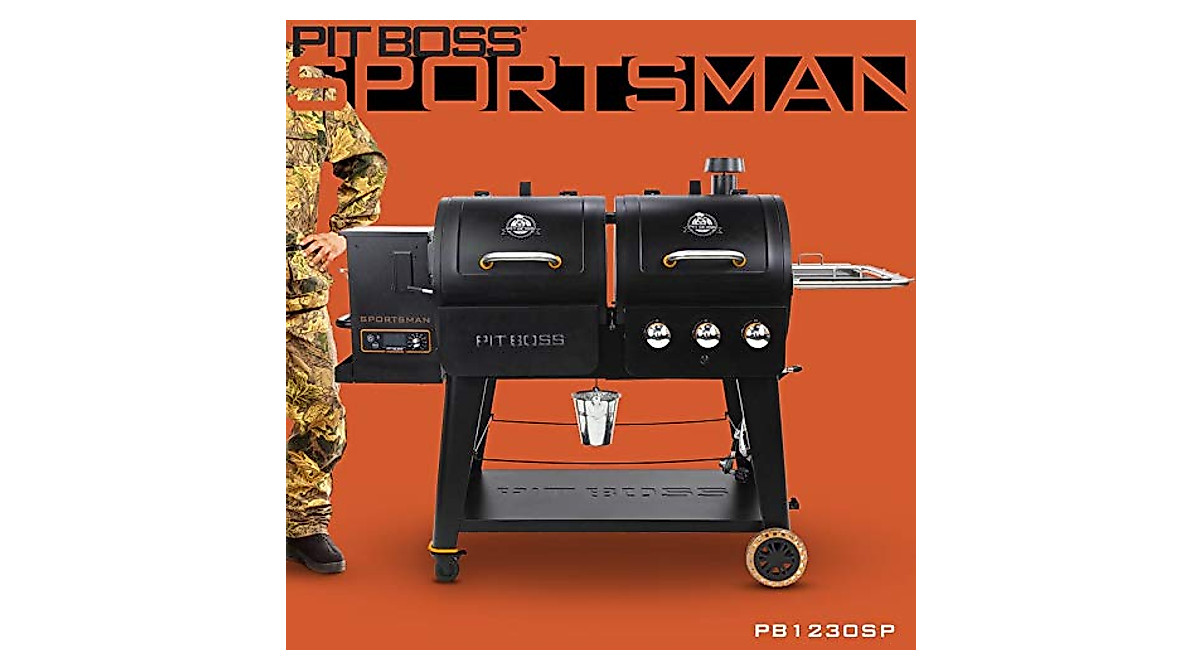Pit Boss PB1230SP Wood Pellet & Gas Combo Grill