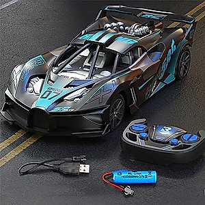 Hot6sl Remote Control Car 2.4ghz, Rc Drift Car with 4-Channel Remote Control, Electric Remote Toy Racing, Toys for Boys Girls Outdoor Educational Sensory, 8.3x3.7x2.2 in