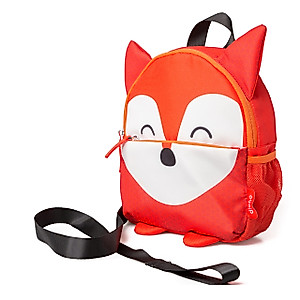 Diono Fox Character Kids Mini Back Pack Toddler Leash & Harness for Child Safety, with Padded Shoulder Straps for Child Comfort