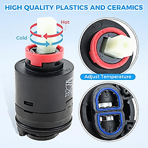 Mgoodoo N40HKC Shower Cartridge Replacement, 40mm Faucet Cartridge Replacement Fit for Tub/Shower Faucet System