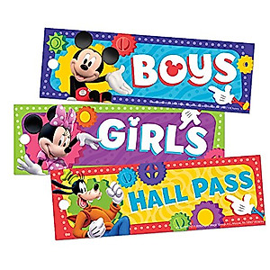 Eureka Classroom Hall Passes -Mickey Mouse Clubhouse