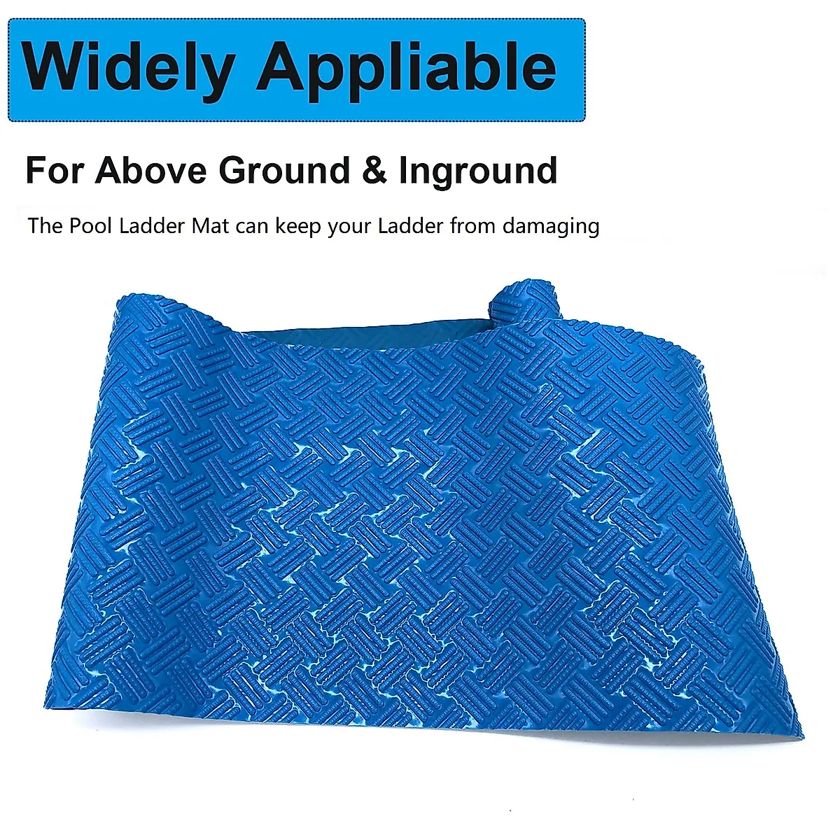 Blue Wave Swimming Pool Ladder Pad - Non-Slip Designed for Above Ground Pool Liner Protection - Step Mat (36 * 9 Inch)