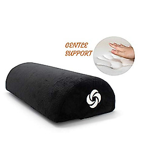 Samsonite - Half Moon Lumbar Support Pillow, Elevates Comfort, 100% Pure Memory Foam, Fits Most Seats