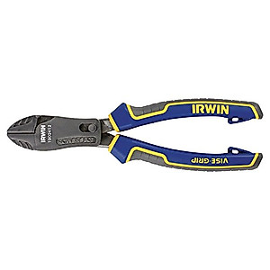 IRWIN VISE-GRIP Cutting Pliers with PowerSlot, Diagonal Cutting (1902412)