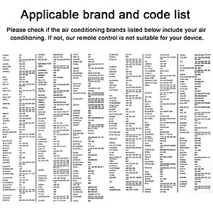 All in One K-1028E Universal A/C Air Conditioner Remote Control 1000 in 1 Controller for LG Gree Midea Toshiba Haier Daikin Hitachi Sharp Panasonic Samsung Sanyo Hisense Fujitsu Air Condition